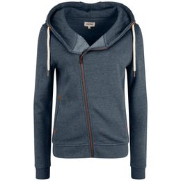 oxmo Zip-Up Hoodie 'Vicky' female Blue size XL