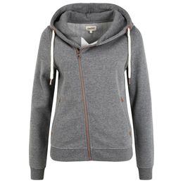 oxmo Zip-Up Hoodie 'Vicky' female Grey size XXL