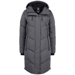oxmo Winter Coat 'Juna' female Grey size S