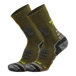 Wald & Forst Wald & Forst Jagd- und Trekkingsocken &ndash; 2er-Pack Oliv (Gr&ouml;&szlig;e: 3)