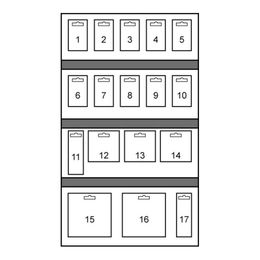 Ruko HSS Co 8-Bimetall-Lochsägen Modul in Kartonverpackung 40 Bimetall Lochsägen + 6 Aufnahmehaltern (219578)