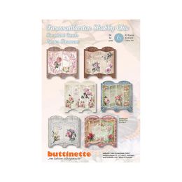 buttinette 3D-Paraventkarten "Shabby Chic", für 6 Karten