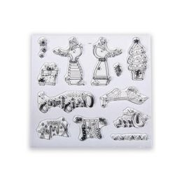 Rayher Clear Stempel-Set "Rentiere"