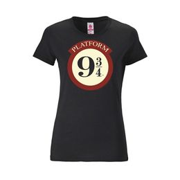 logoshirt T-Shirt Damen Gr&ouml;&szlig;e S beige / rot / schwarz