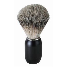 ERBE® ERBE Shaving Shop Rasierpinsel Rasierpinsel Dachshaar, Metallgriff schwarz matt