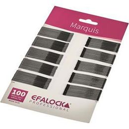 Efalock Professional Haarstyling Haarnadeln und Haarklammern Haarklemmen Marquis Länge 7 cm Schwarz