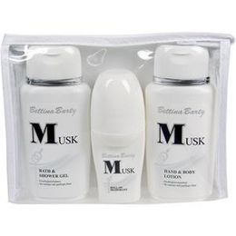 Bettina Barty Damendüfte Musk Geschenkset Hand & Bodylotion 150 ml + Body & Shower Gel 150 ml + Deo Roll-On 50 ml