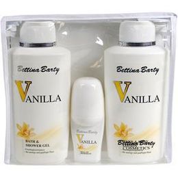 Bettina Barty Damendüfte Vanilla Geschenkset Hand & Bodylotion 500 ml + Body & Shower Gel 500 ml + Deo Roll-On 50 ml