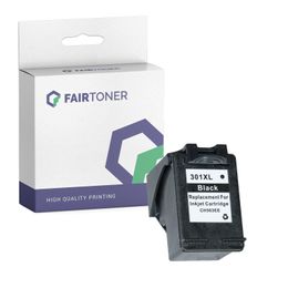 FairToner Kompatibel für HP DeskJet 1512 (CH563EE / 301XL) Druckerpatrone Schwarz