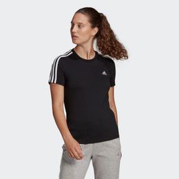 Adidas Große Größen: T-Shirt, schwarz, Gr.L
