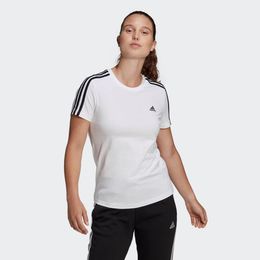 Adidas Große Größen: T-Shirt, weiß, Gr.L