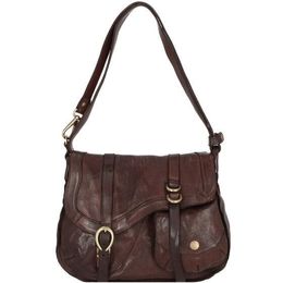 Campomaggi Schultertasche Leder 24 cm moro