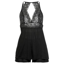 Lascana Short Pajama Set female Black size 44/46