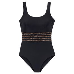 Lascana Swimsuit female Black size 36