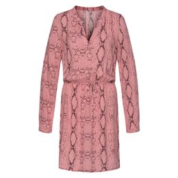 Buffalo Kleid Damen Gr&ouml;&szlig;e 42 beere / ros&eacute; Winterkleid