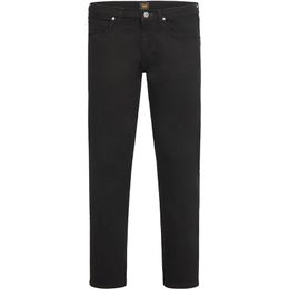 Straight-Jeans Lee "Brooklyn" Gr. 36, Länge 32, schwarz (clean, black) Herren Jeans Straight Fit