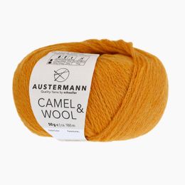 Camel & Wool von Austermann , Gold, aus Schurwolle