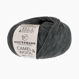 Camel & Wool von Austermann , Grau, aus Schurwolle