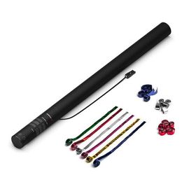 MAGICFX Elektrische Streamerkanone PRO, 80cm, Wei&szlig;+Silber Metallic