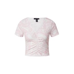New Look T-Shirt 'MARBLE' Damen Gr&ouml;&szlig;e L rosa / wei&szlig;