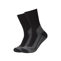 Camano Socken Damen Gr&ouml;&szlig;e 43/46 dunkelgrau / schwarz