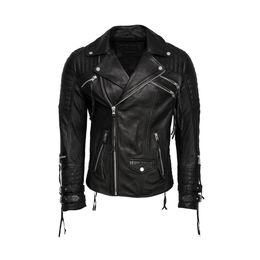 Trueprodigy Lederjacke 'Jackson' Herren Gr&ouml;&szlig;e XL schwarz