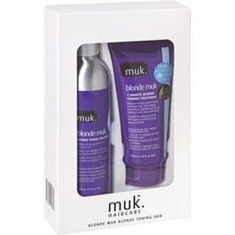 muk Haircare Haarpflege und -styling Blonde muk Geschenkset Blonde Muk Shampoo 300 ml + Blonde Muk Treatment 300 ml