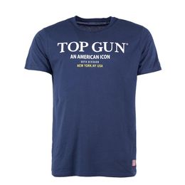 Top Gun Shirt male Blue size 4XL