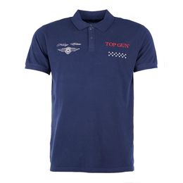 Top Gun Poloshirt Herren Gr&ouml;&szlig;e XL blau