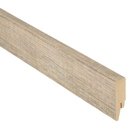 Clip-Sockelleiste MDF Eiche Hartford dunkel 2400 x 58 x 16 mm