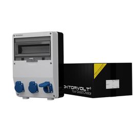 Doktorvolt Stromverteiler TD 3x230V Wandverteiler mit Mennekes Dosen Steckdosenverteiler 3-fach