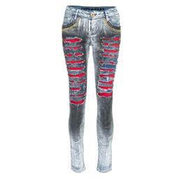 Cipo & Baxx CIPO & BAXX Jeans Damen Gr&ouml;&szlig;e 32 blau