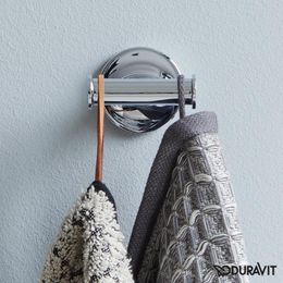 Duravit Starck T Doppelhandtuchhaken B: 60 H: 50 T: 76 mm chrom 0099301000