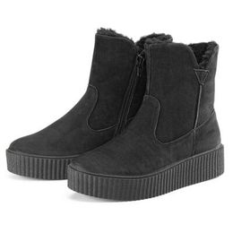 Werner Schuhe Damen-Nubukboot gef&uuml;ttert