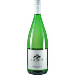 Weingut Hartmann 1,0 L Morio-Muskat 2024 Lieblich - Rheinhessen &ndash; Wei&szlig;wein Deutscher Wein