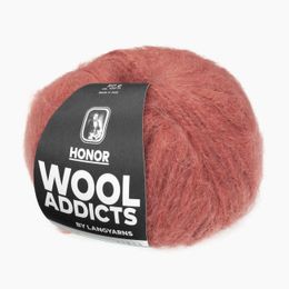 Honor von WOOLADDICTS by Lang Yarns, Rose, aus Alpaka