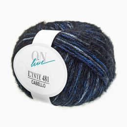 Linie 481 Cabello von ONline, Blau/Anthrazit, aus Wolle