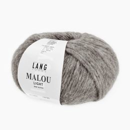Malou Light von Lang Yarns, Grau, aus Alpaka