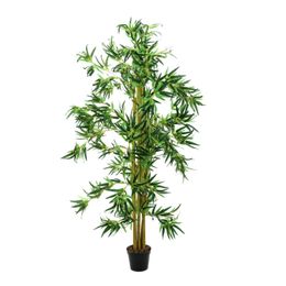 EUROPALMS Bambus Multistamm 210cm, Kunstpflanze