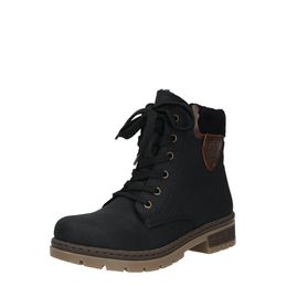 Rieker Stiefelette Damen Gr&ouml;&szlig;e 41 karamell / schwarz Winterschuhe