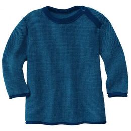 Disana - Kid's Melange-Pullover - Merinopullover Gr 50/56 blau