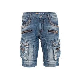 Cipo & Baxx Cipo & Baxx Jeans-Shorts 'CASUAL ROCKER' Herren Gr&ouml;&szlig;e 34 blau