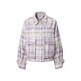 EDITED Jacke 'Kyla' Damen Gr&ouml;&szlig;e M braun / lila / wei&szlig; Sommerjacke