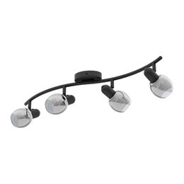 Eglo Leuchten EGLO POLLICA Deckenspot Schwarz, 4-flammig