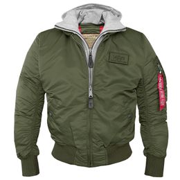 Alpha Industries MA-1 D-Tec Bomberjacke dark green, Gr&ouml;&szlig;e L