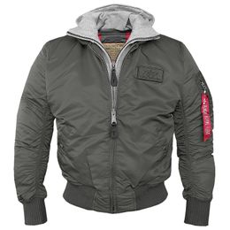 Alpha Industries MA-1 D-Tec Bomberjacke repl.-grey, Gr&ouml;&szlig;e M