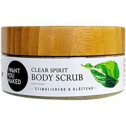 I WANT YOU NAKED Körperpflege Peeling Clear SpiritBody Scrub