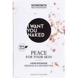 I WANT YOU NAKED Gesichtspflege Seifen Peace For Your SkinGesichtsseife mit Meersalz & Sheabutter