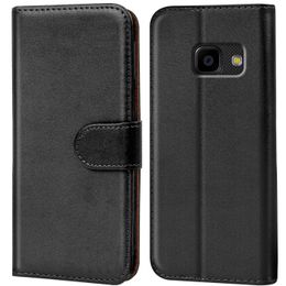 CoolGadget Handyhülle Book Case Handy Tasche für Samsung Galaxy XCover 4 5 Zoll, Hülle Klapphülle Flip Cover für Samsung XCover 4 Schutzhülle stoßfest