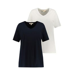 Ulla Popken Shirt female Blue, White size 50+